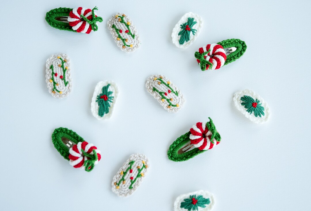 Christmas Hair Clip Christmas Candy Hair Snap Christmas Lights Hair ...