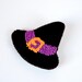 Halloween Pin Witch Hat Pin Witch Hat Brooch Pin Punch Needle Pin ...