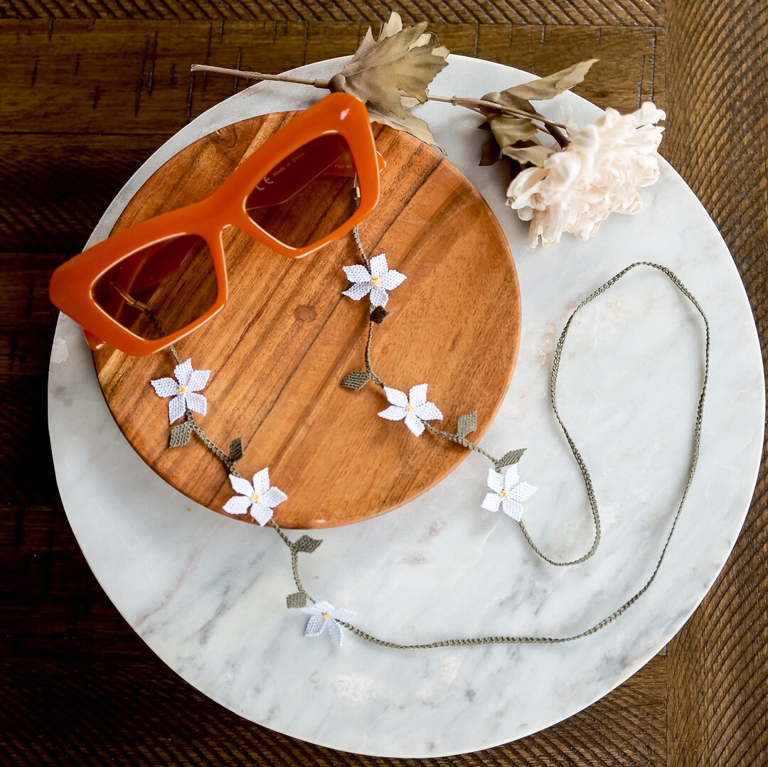 Daisy Eyeglass Chain Floral Eyeglass Lanyard Sunglasses Chain ...