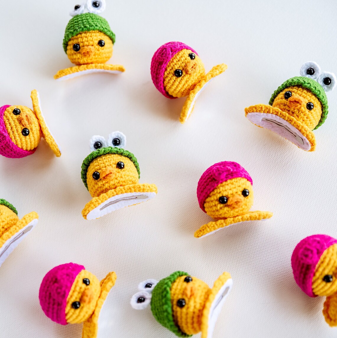 Duck Hair Clip Duck Hair Snap Kawai Duck Hair Clip 3D Little Duck Hair ...