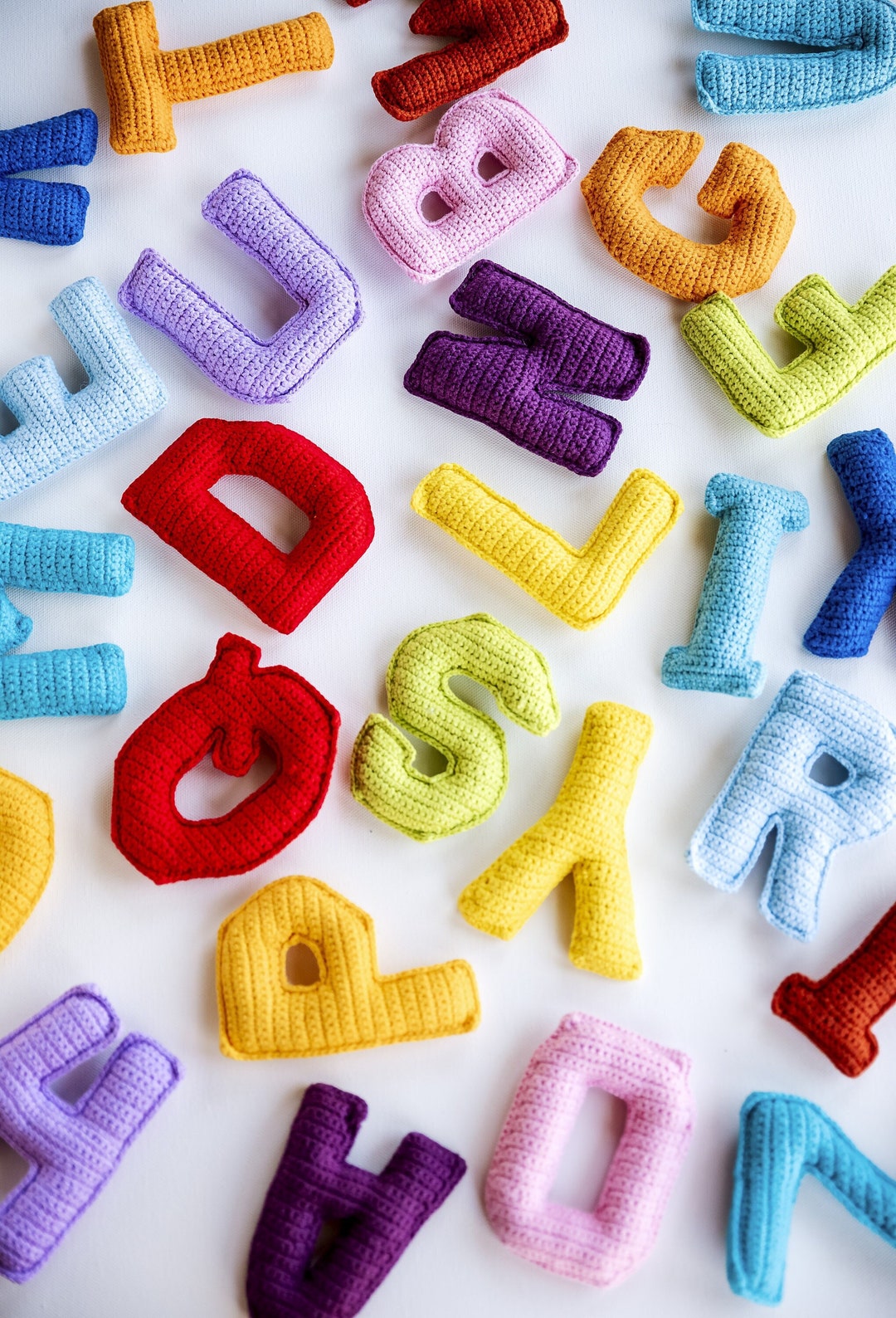 Letters Toy Plush Letters Stuffed Alphabet Letters Stuffed Crochet ...