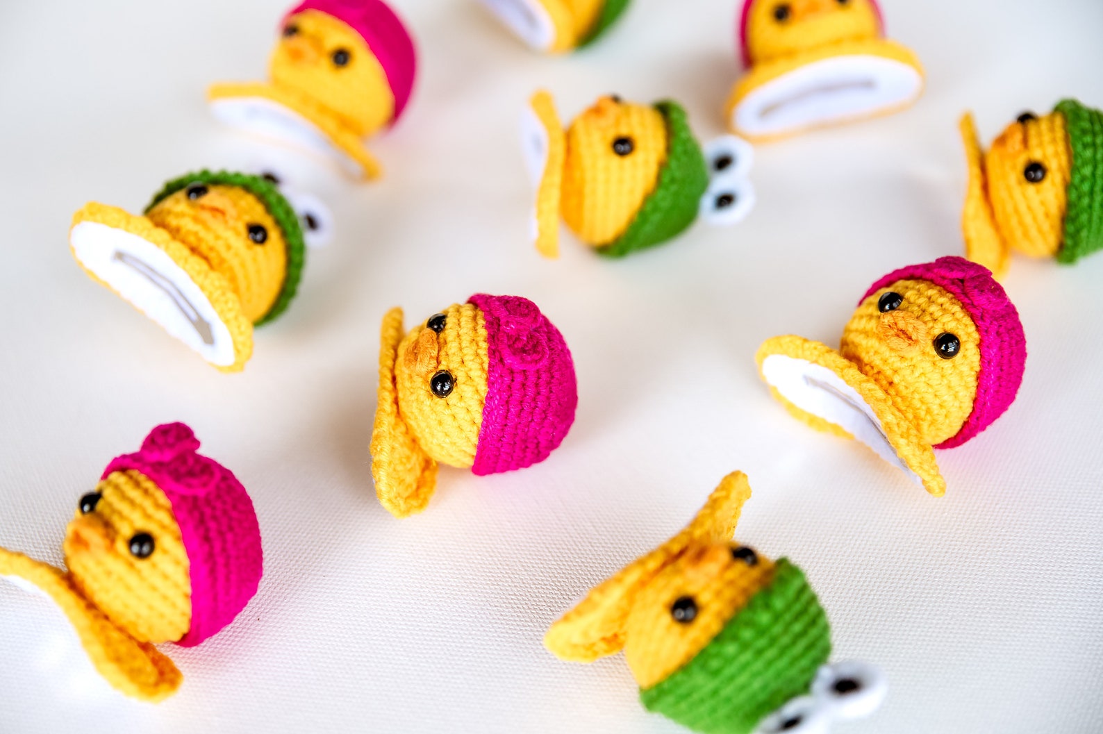 Duck Hair Clip Duck Hair Snap Kawai Duck Hair Clip 3D Little Duck Hair ...