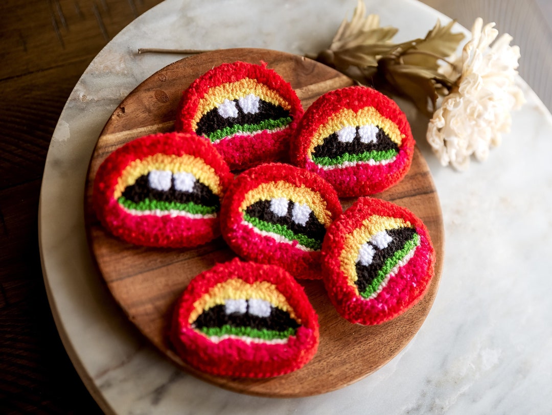 Lips Pin Open Mouth Pin Open Lips Pin Lips Brooch Pin Pop Art Lips Pin ...