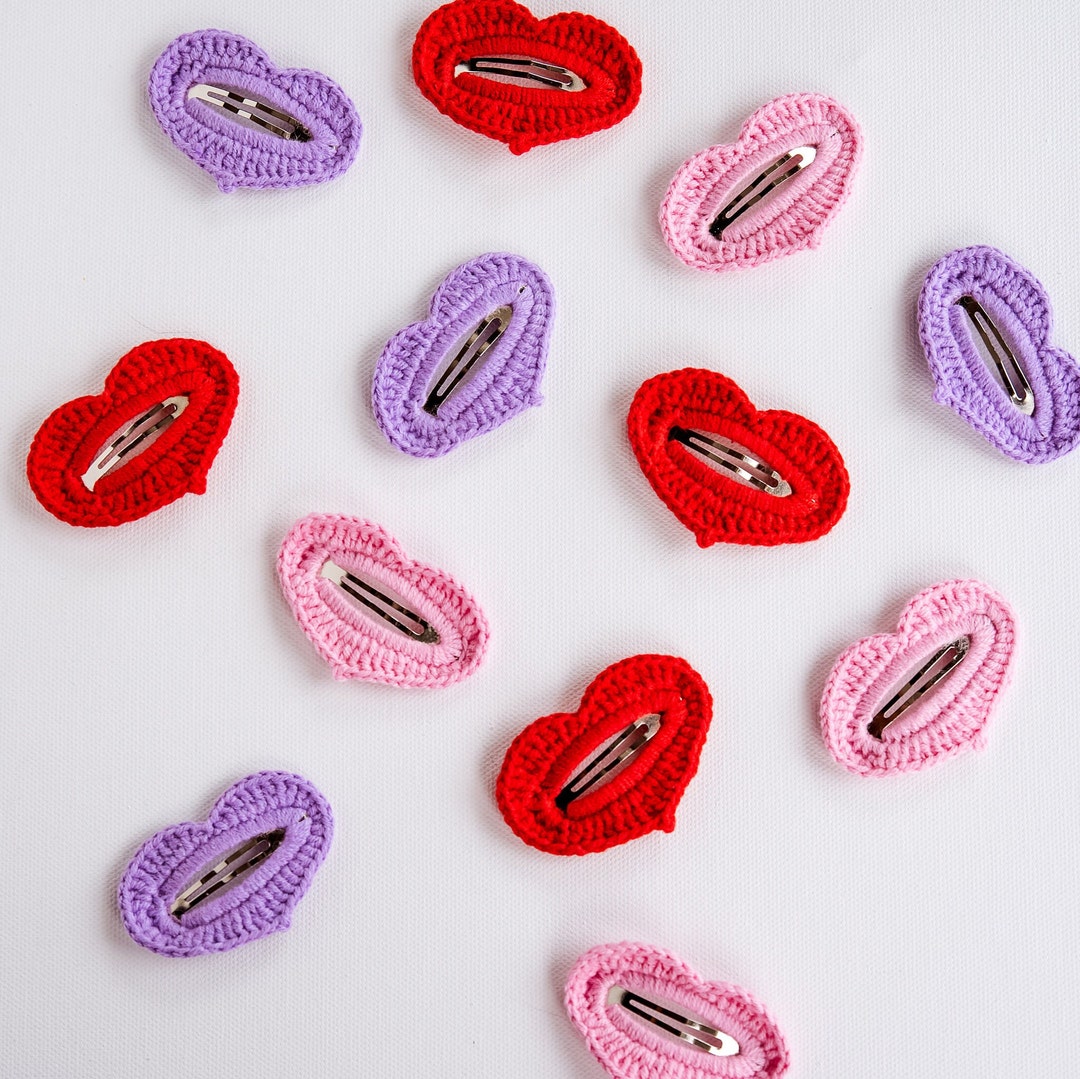 Valentines Day Gift Valentines Day Hair Clip Heart Hair Clip Heart ...
