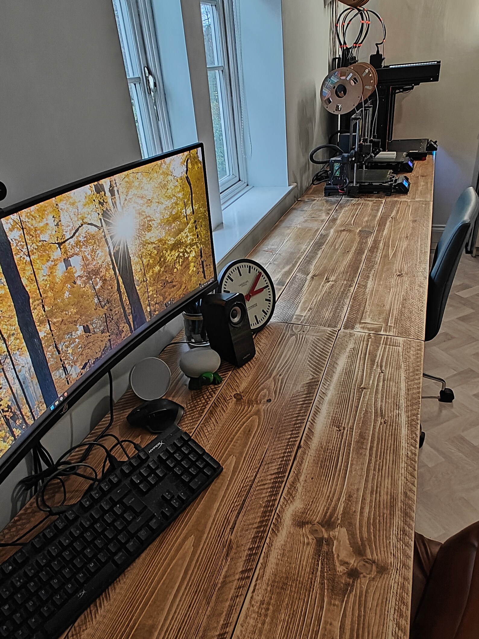 Rustic Desktop/ Tabletop| Reclaimed Wood | Scaffold Boards | Office ...
