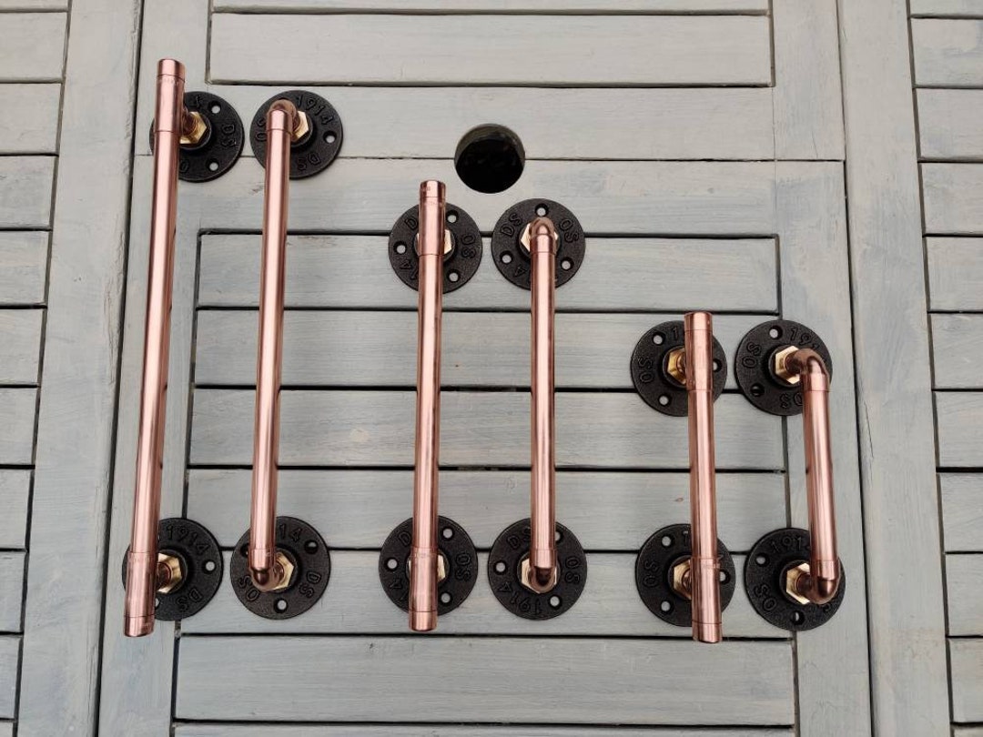 Industrial Designed Copper Pipe Cupboard/ Door/ Drawer Handles - Etsy