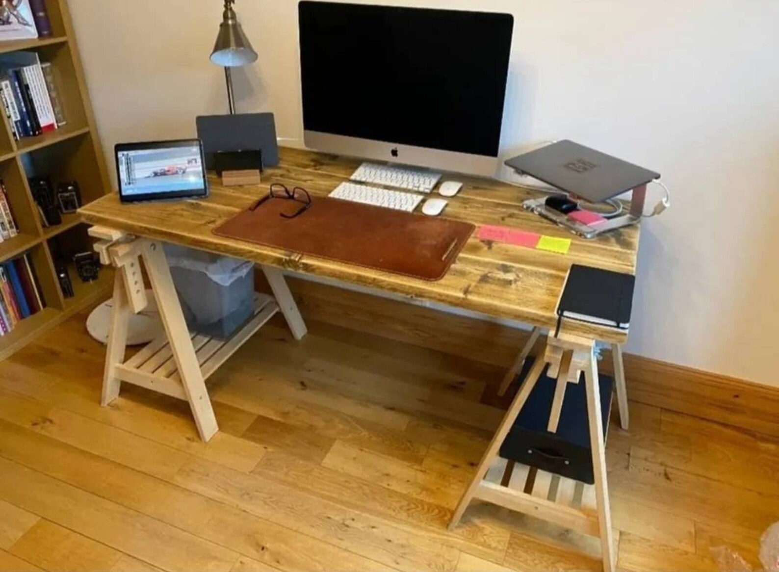 Rustic Desktop/ Tabletop| Reclaimed Wood | Scaffold Boards | Office ...