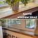 Rustic Window Sills | Reclaimed Wood | Window Ledge Shelf | Farmhouse ...