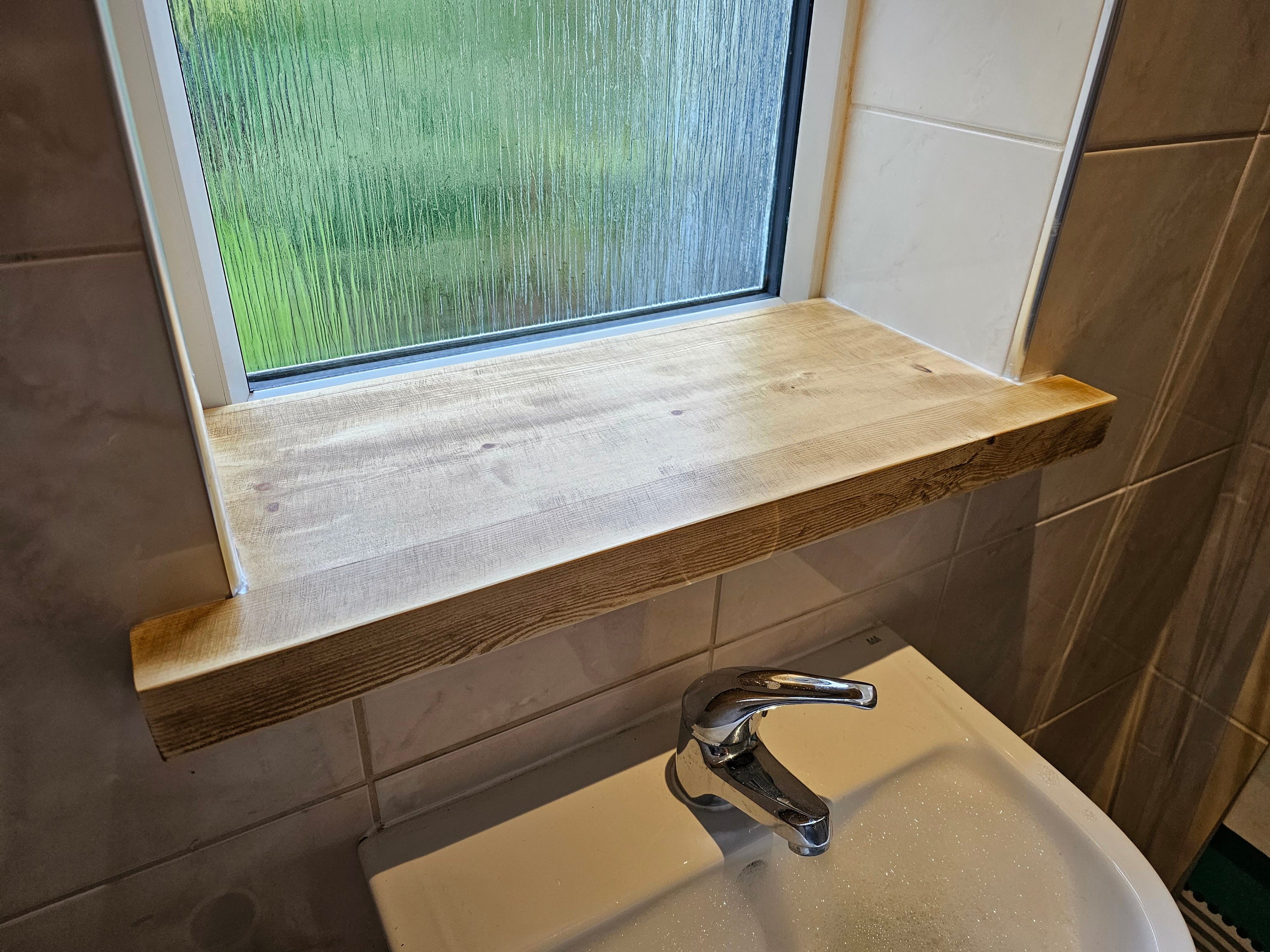 Chunky Rustic Window Sills, With Front Notches | Window Ledge Shelf ...