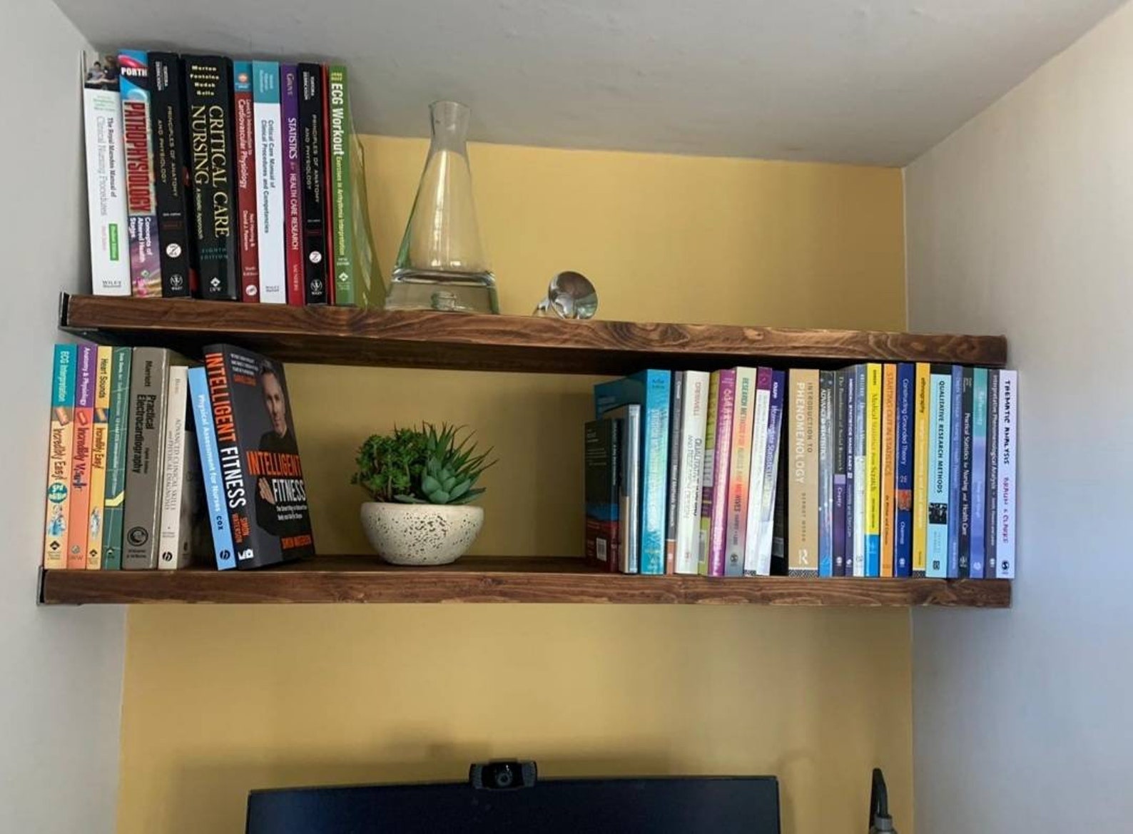 Rustic Shelf & Raw Steel Alcove Brackets reclaimed Wood/ Raw - Etsy UK