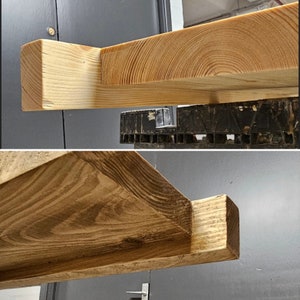 Rustic Window Sills, With Front Lip & Corner Notches | Window Ledge ...