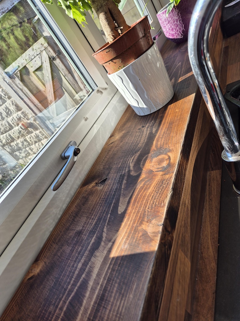 Rustic Window Sills | Reclaimed Wood | Window Ledge Shelf | Farmhouse ...