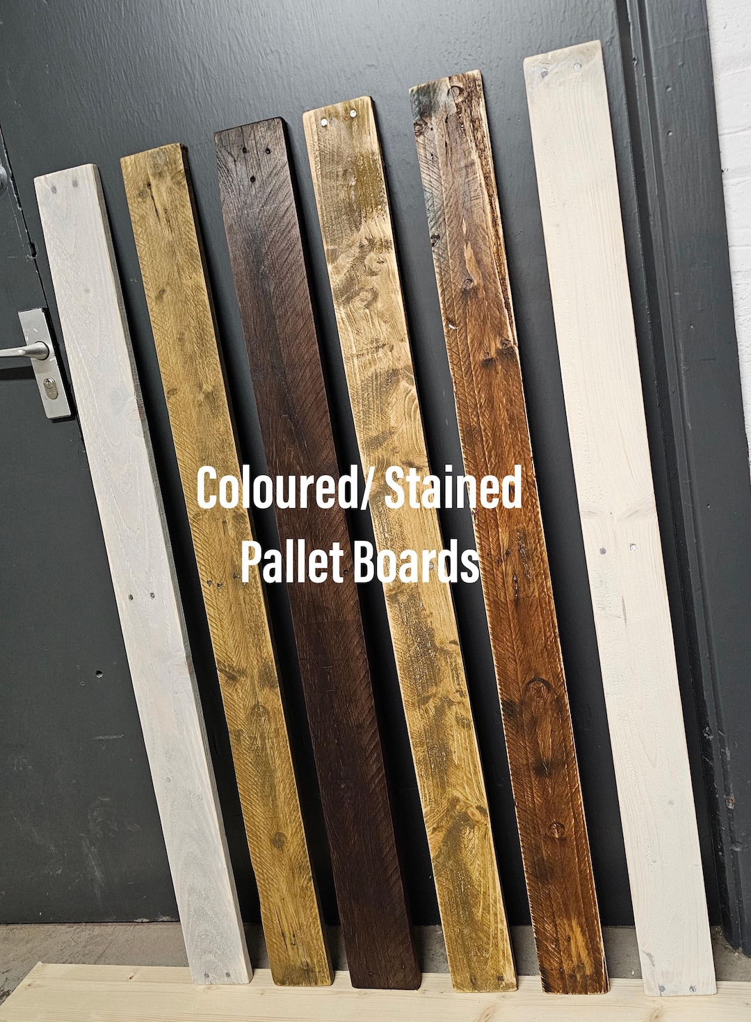 Coloured/ Stained Pallet Boards | Upcycling Pallet Wood | Rustic ...