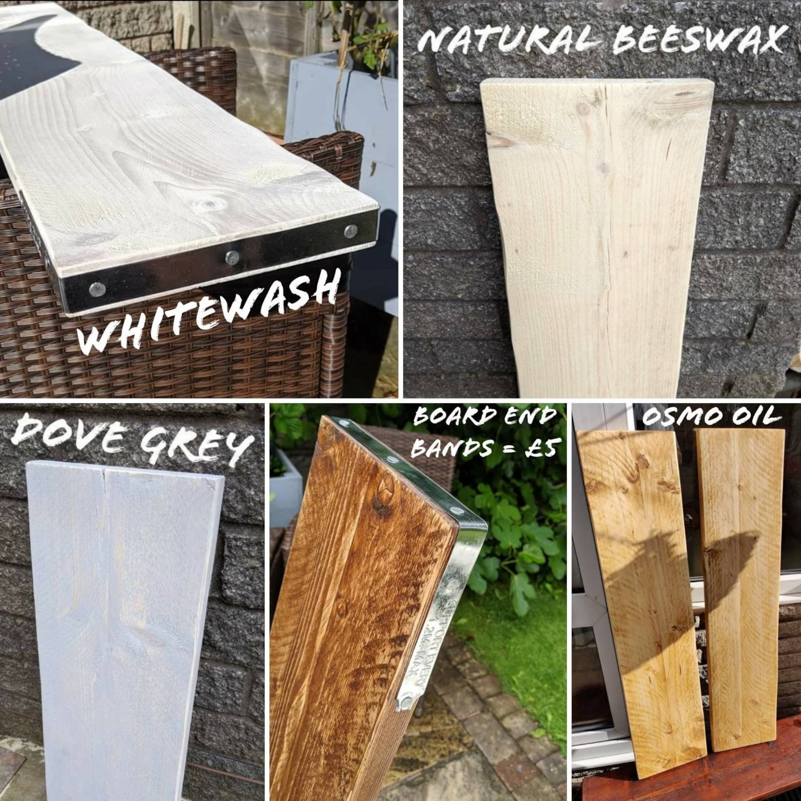 Rustic Desktop/ Tabletop| Reclaimed Wood | Scaffold Boards | Office ...