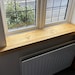 Rustic Window Sills, With Front Lip & Corner Notch Covers | Window ...