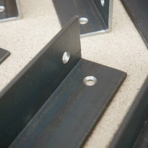 Rustic Shelf & Raw Steel Alcove Brackets (reclaimed Wood/ Raw Steel ...