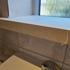 Rustic Window Sills With Front Lip & Corner Notches - Etsy