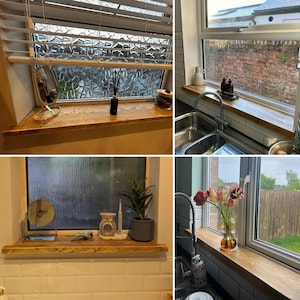 Rustic Window Sills, With Corner Notches | Reclaimed Wood | Window ...