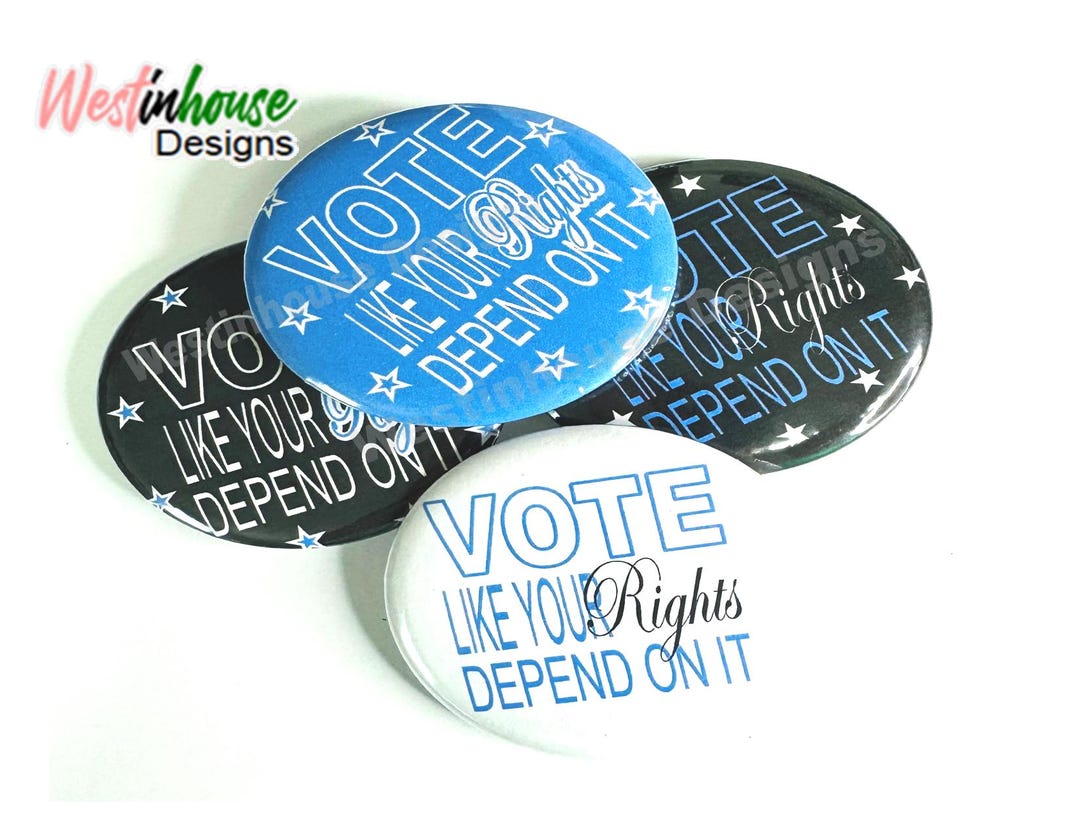 Finer Right to Vote Election 2024 Button - Etsy