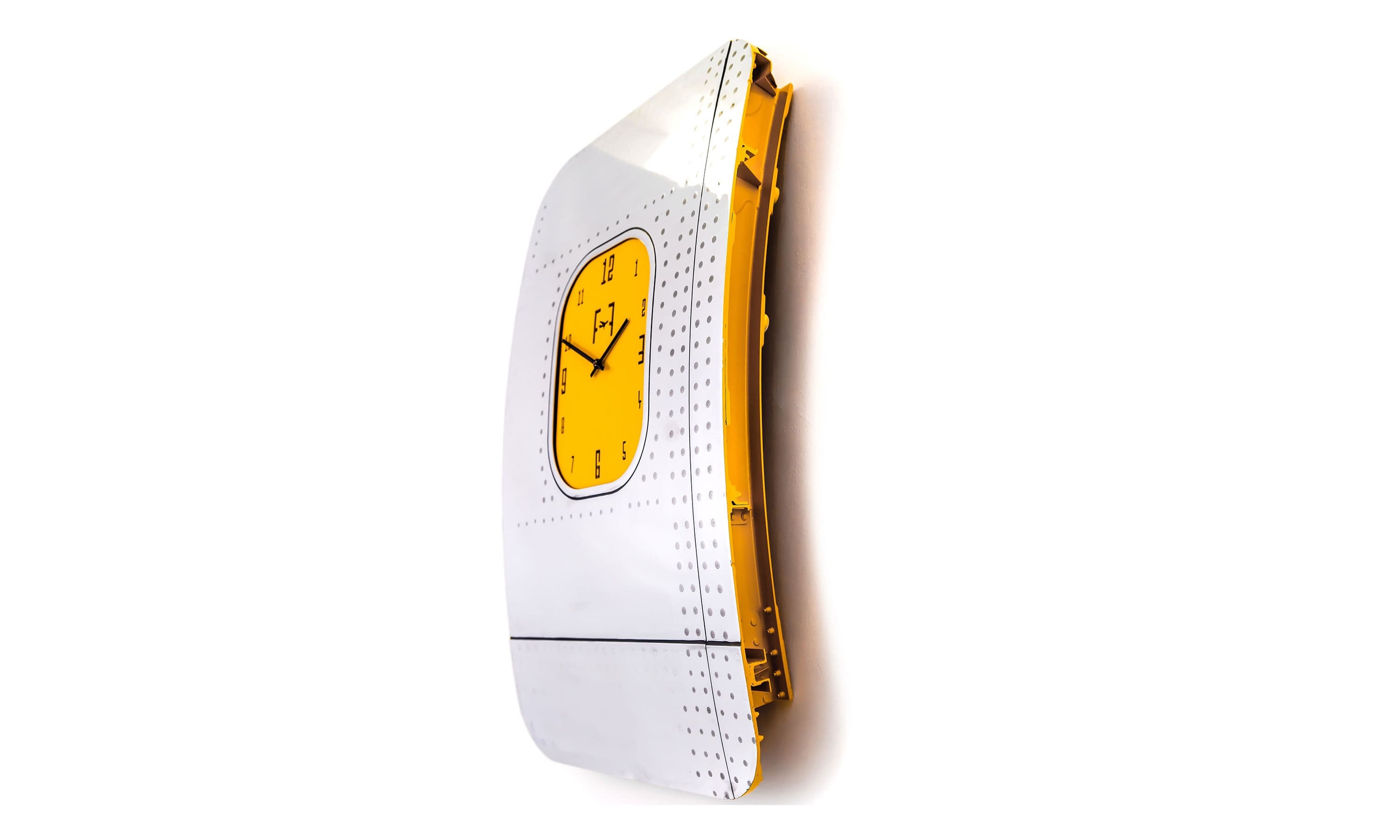 Airplane Art Boeing 747 Fuselage Clock - Yellow - Etsy