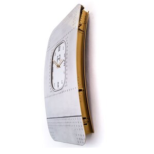 Airplane Art Boeing 747 Fuselage Clock - Gold - Etsy