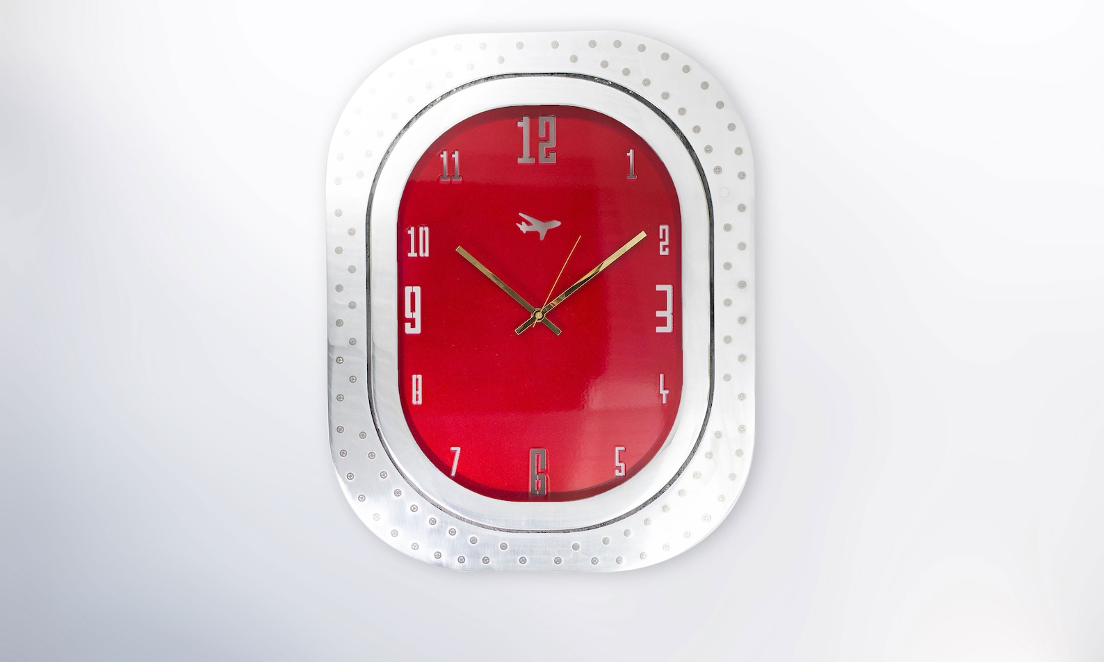 Airplane Art Airbus A320 Window Clock Red - Etsy