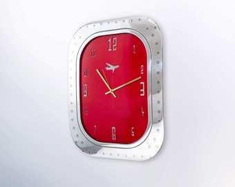 Airplane Art Boeing 747 Window Clock - Black - Etsy