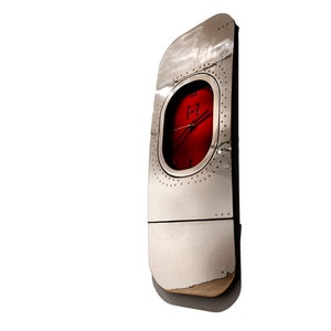 Airplane Art Airbus A320 Fuselage Clock - Red - Etsy UK