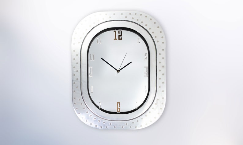 Airplane Art Airbus A320 Window Clock - Polished Face - Etsy UK