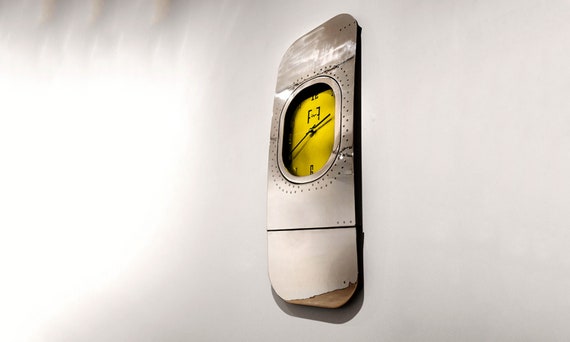 Airplane Art Airbus A320 Fuselage Clock Yellow - Etsy