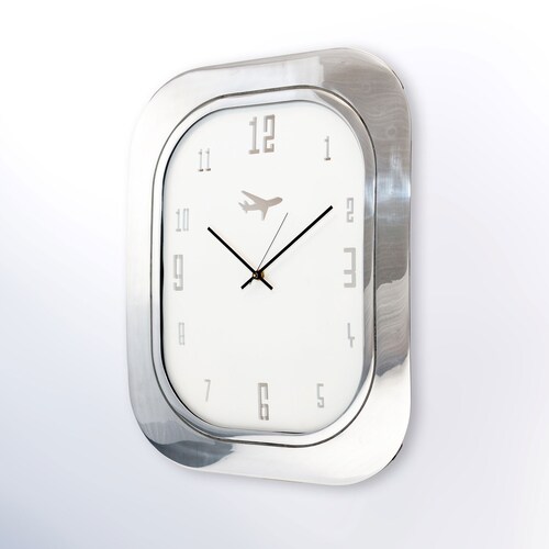 Airplane Art Boeing 747 Window Clock Black - Etsy