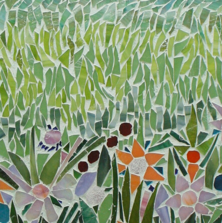 Custom Made Made in Israel Glass Mosaic Garden Wall Hanging Judaica ...