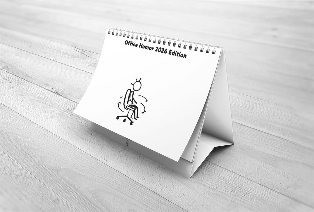 Funny 2026 Office Desk Calendar Desktop Calendar | Humorous Work ...