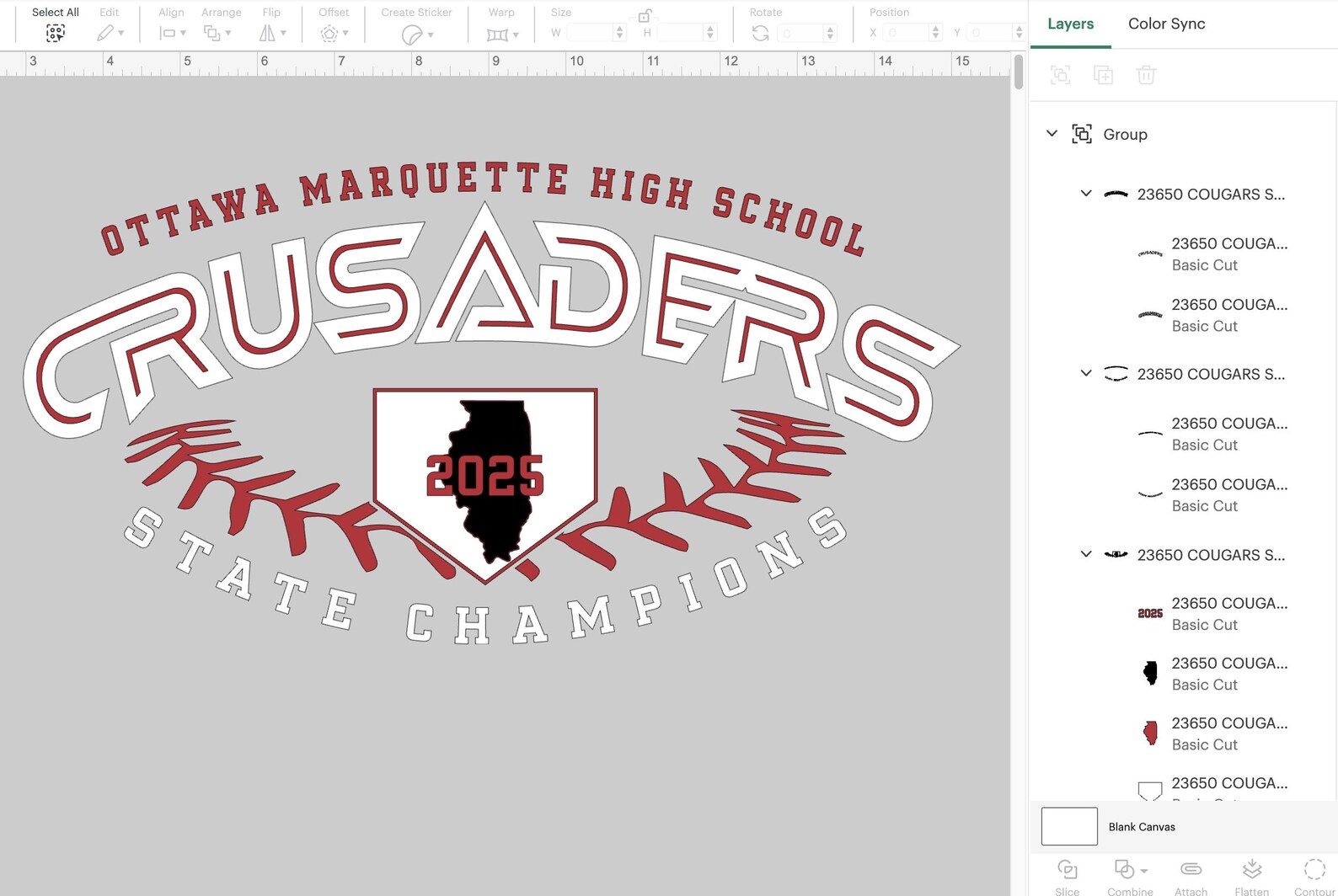 Crusaders State Champions SVG, Ottawa Illinois Design (digital Download ...