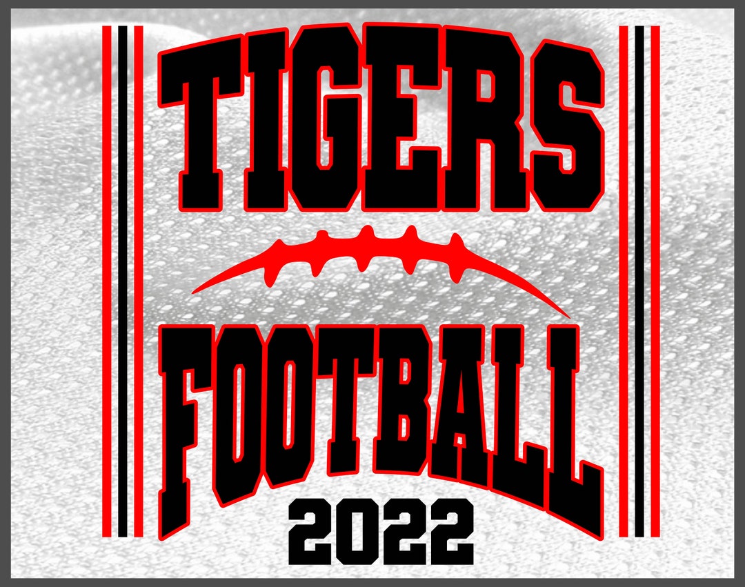 Tigers Football Team Logo Svg SVG PNG JPG Sublimation Instant Digital ...