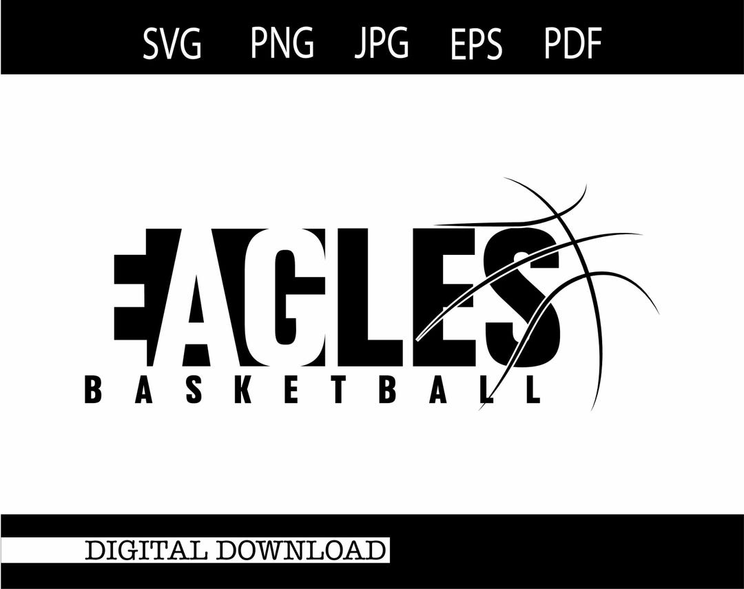 Eagles Basketball| Mascot|sports|team|free Customization|svg|png|jpg ...