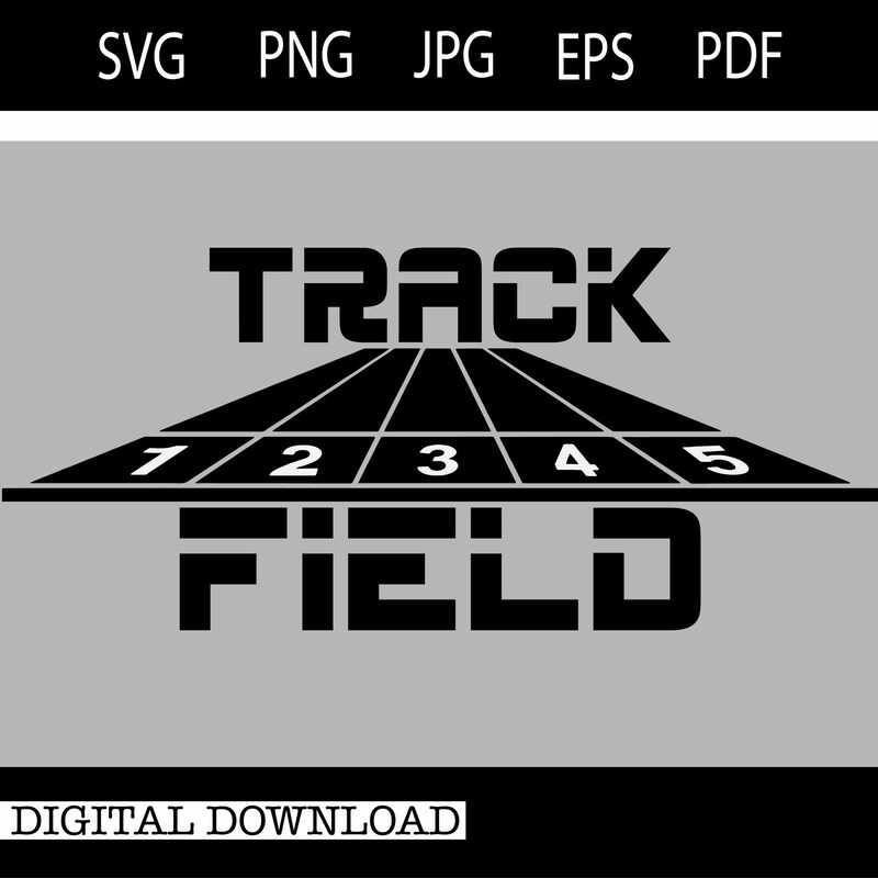 Track and Field Svg - Etsy