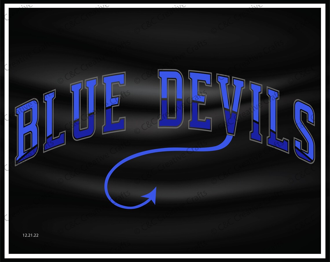 Blue Devils Svg Team Sport SVG PNG JPG Cricut Design - Etsy
