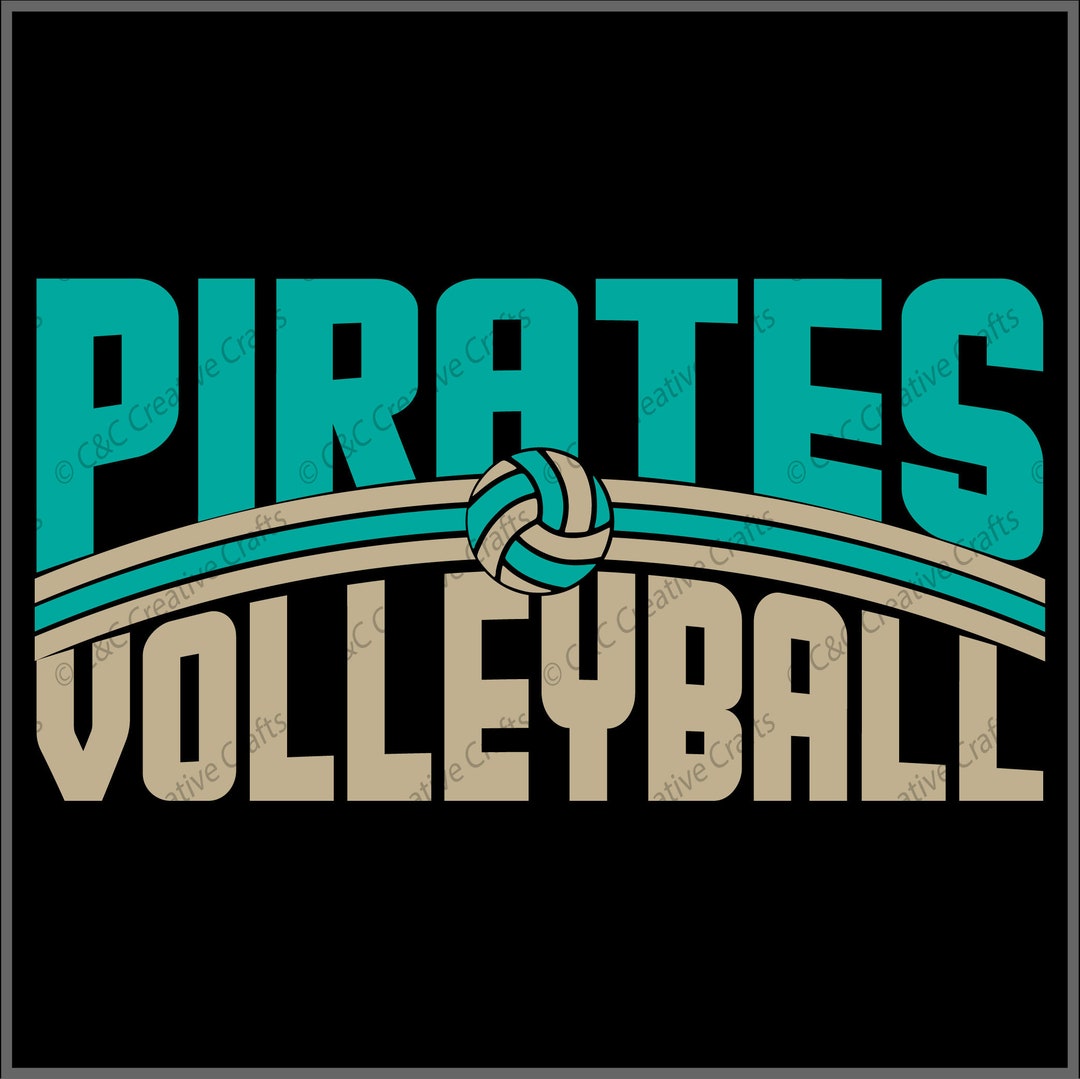 Pirates Volleyball Svg | Ball Svg | SVG |PNG |JPG| Instant Digital ...