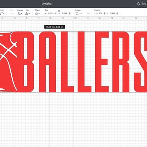 Ballers Basketball | Sports Team |SVG |PNG |JPG| Cricut Design Space ...