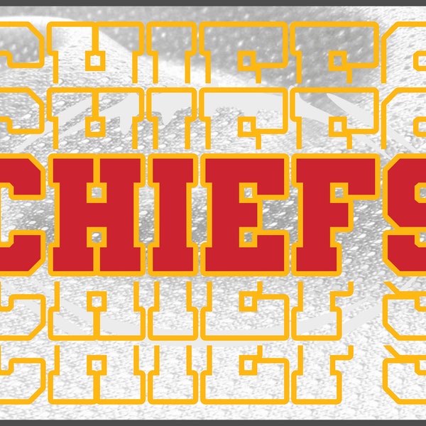 Chiefs Letters Svg - Etsy