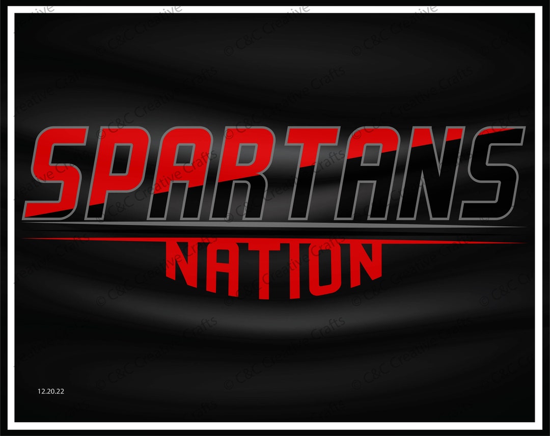 Spartans Nation | Spartans Svg |sports Team |SVG |PNG |JPG| Cricut ...