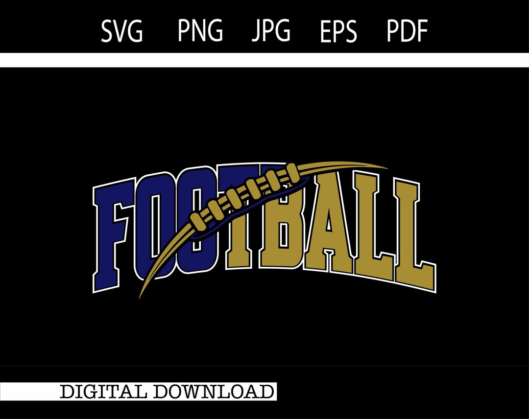 Football SVG Bundle | Football Design Pack | Digital Download for ...