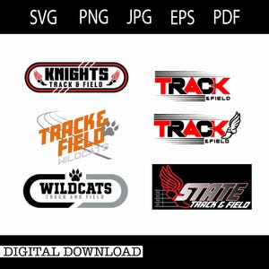 Track and Field Bundle | Instant Digital Download | Svg-png-jpg-eps-pdf ...