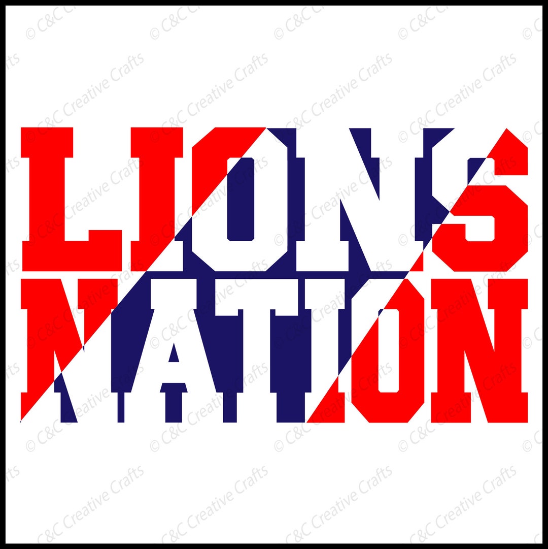 Lions Nation Svg| Digital Download, SVG, PNG, JPG, Eps, Pdf #23341 - Etsy