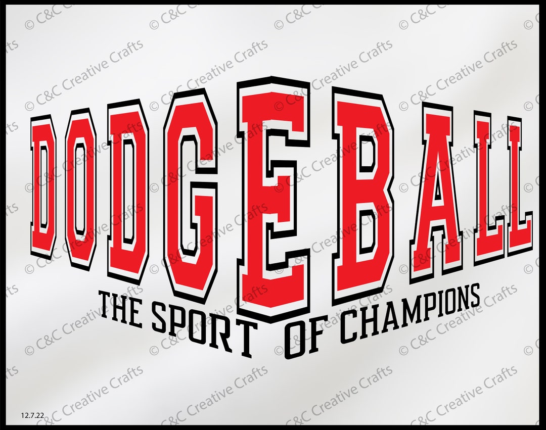 Dodgeball Svg the Sport of Champions SVG PNG JPG Cricut - Etsy