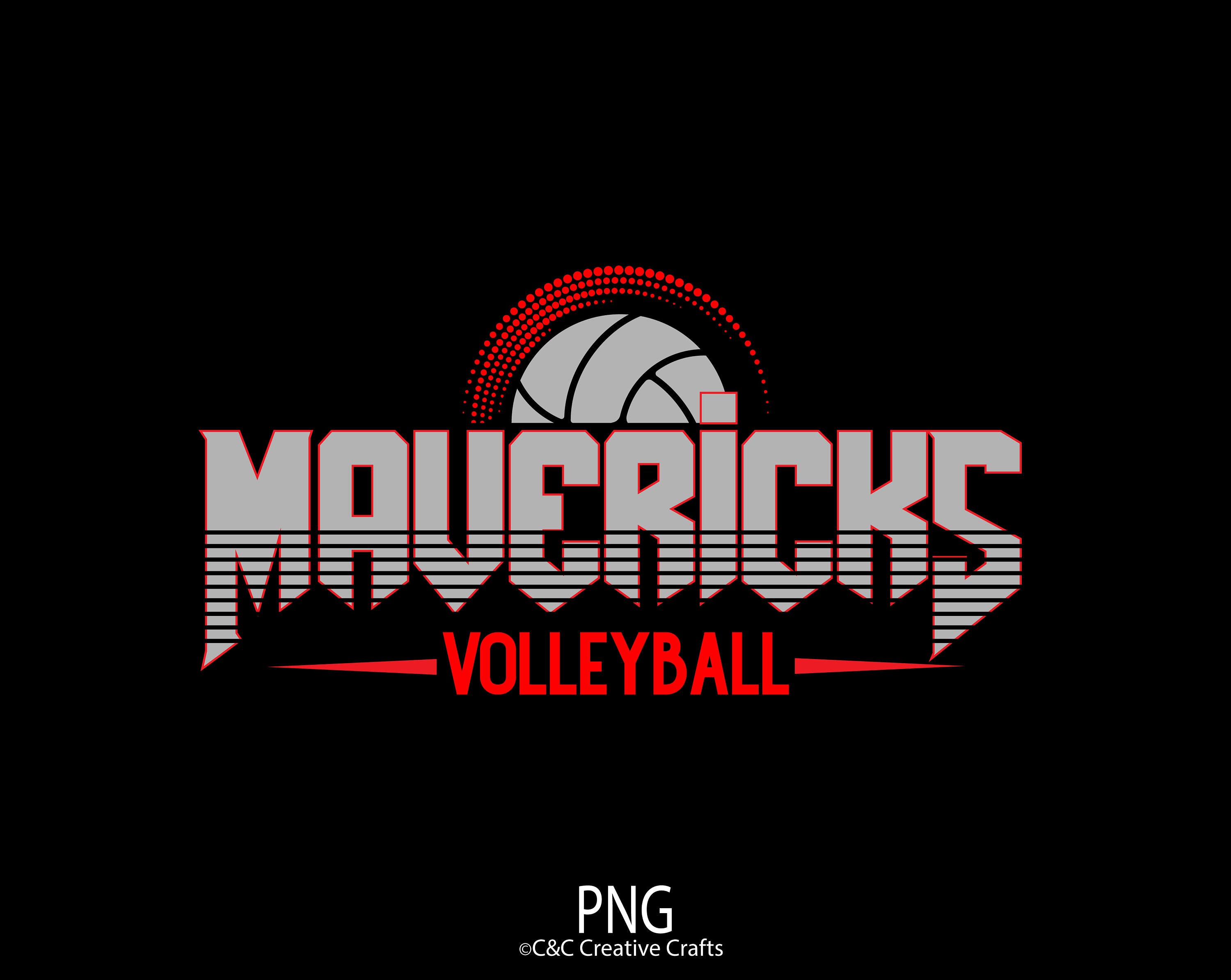 Mavericks Volleyball PNG | Ball | Mascot |SVG PNG Jpg Pdf Eps Instant ...