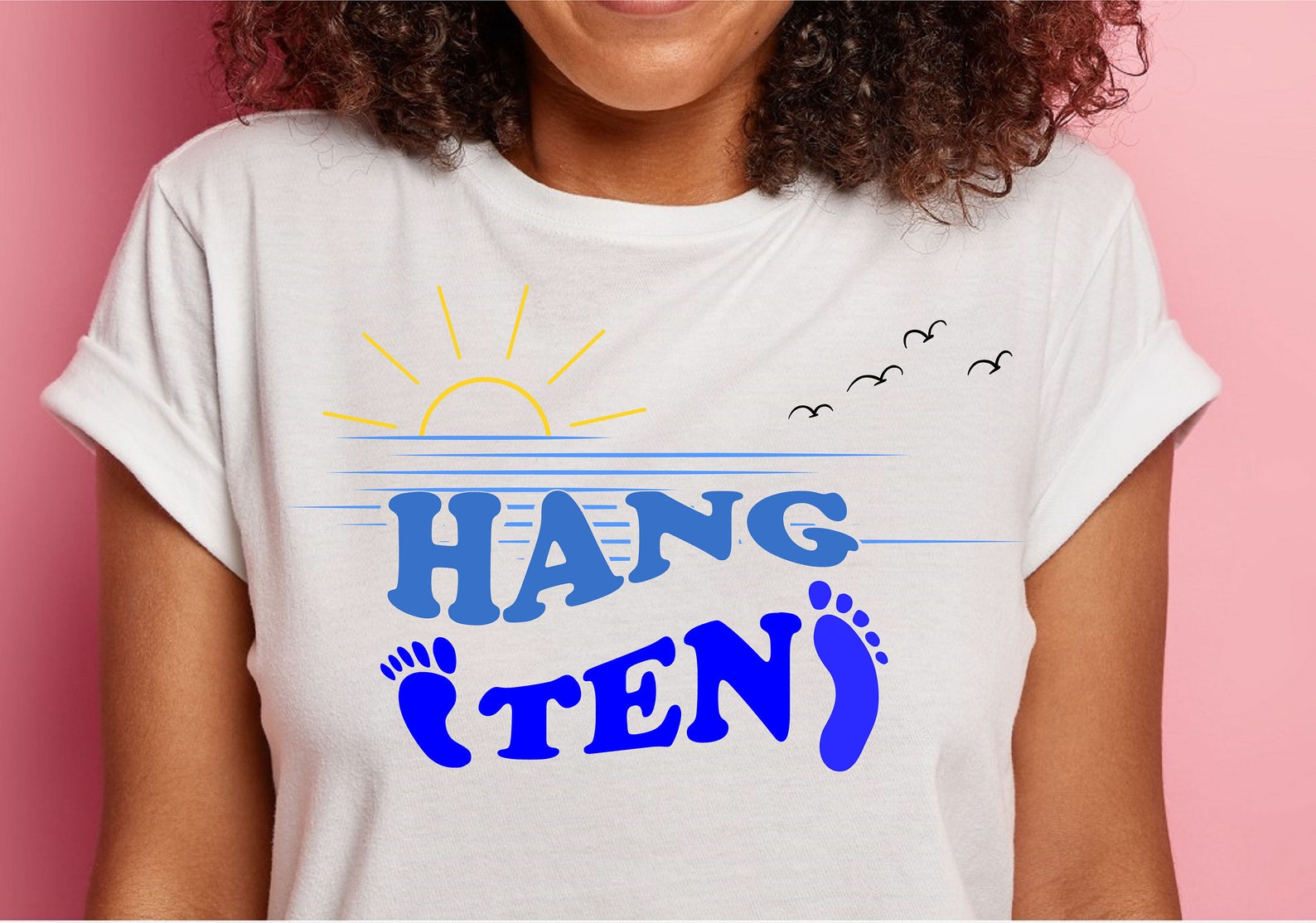 Hang Ten Svg Surfing Svg Surf Board Svg SVG PNG JPG - Etsy