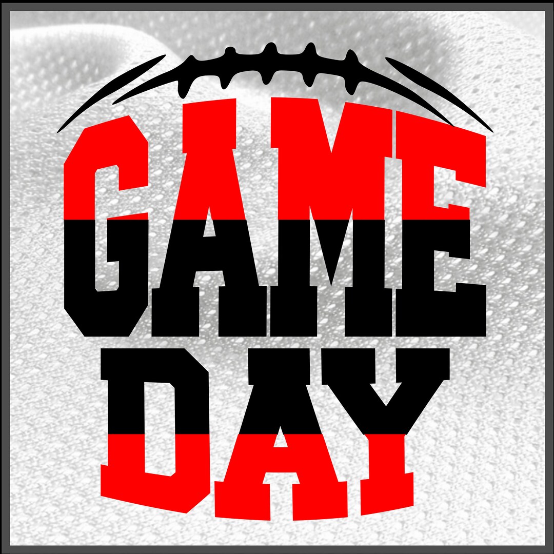 Game Day Football | SVG |PNG |JPG| Sublimation | Instant Digital ...