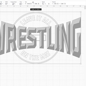 Wrestling SVG, Leave It All on the Mat (digital Download) #23434 - Etsy